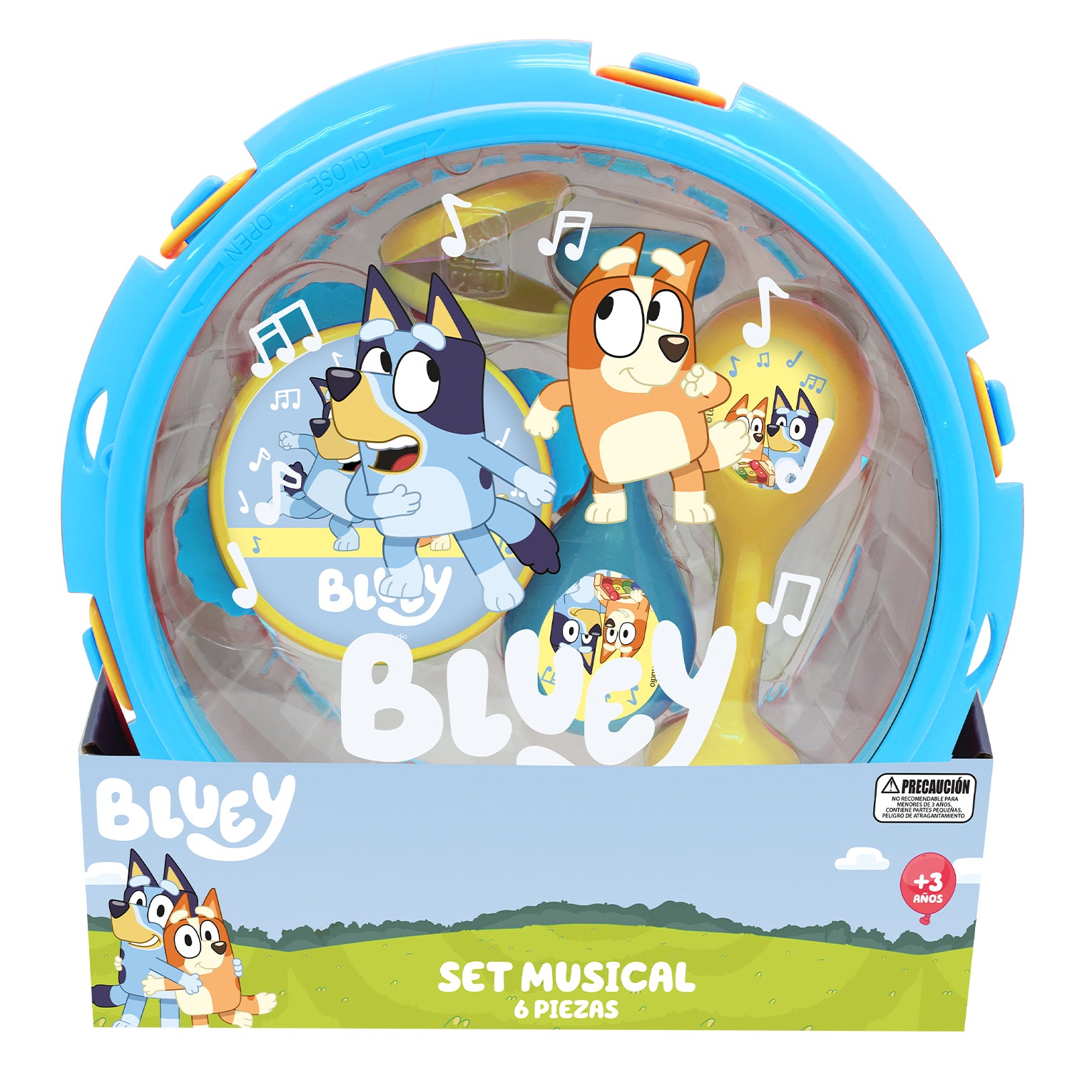 Set Musical En Tambor 6 Instrumentos | Bluey – Pronobel Chile